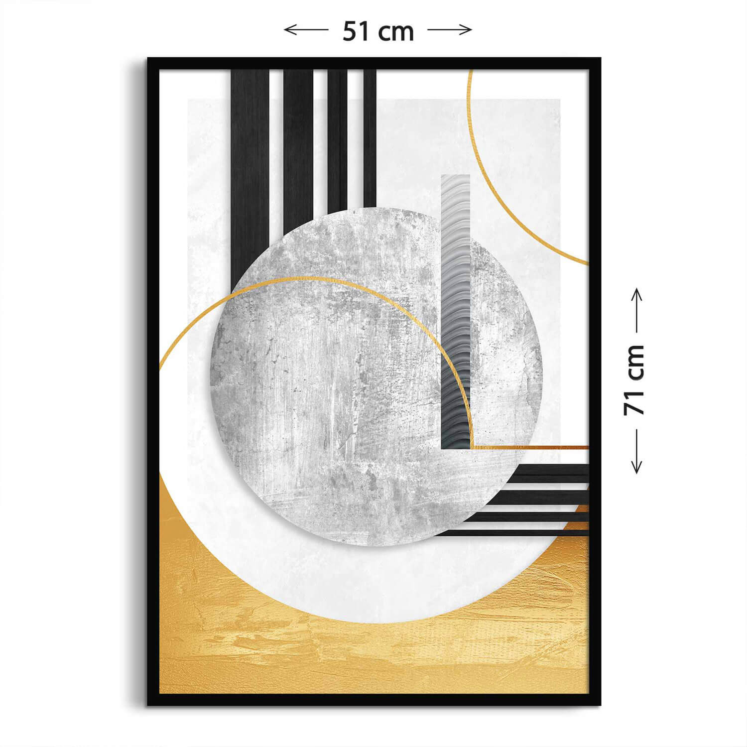 Obraz Złote abstrakcyjne grafiki No.2 | Poster Planet